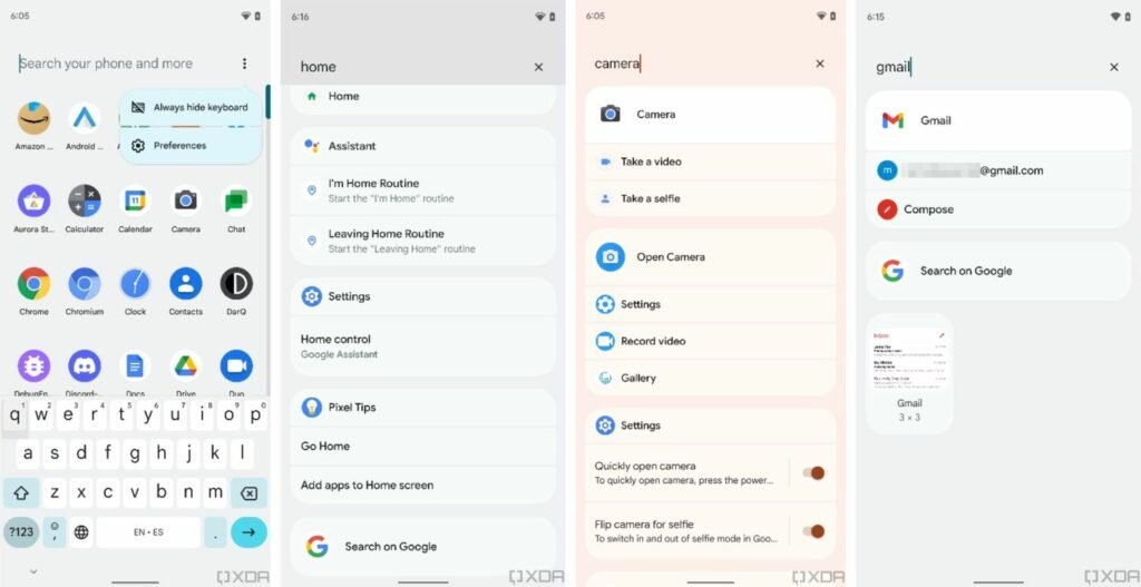 Android 12: Der Pixel Launcher bekommt eine starke Suchfunktion & neues ...