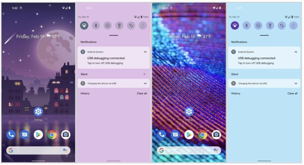Android 12: Das ist die neue Theme Engine – Farben werden an das ...