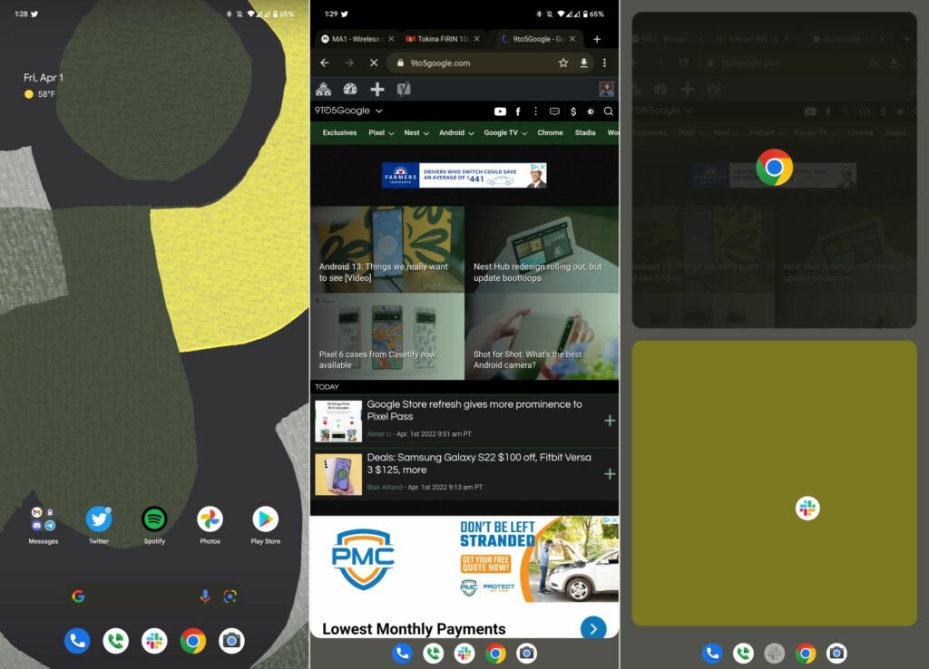 Android 12L: so you can use the new taskbar on all Pixel smartphones ...