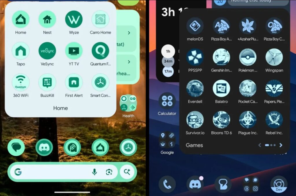 Android 16: Alle App-Icons in Form und Farbe anpassen - Google schafft ...