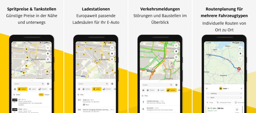 Android Auto: Spritpreise, Navigation, Ladestationen und mehr - neue ...