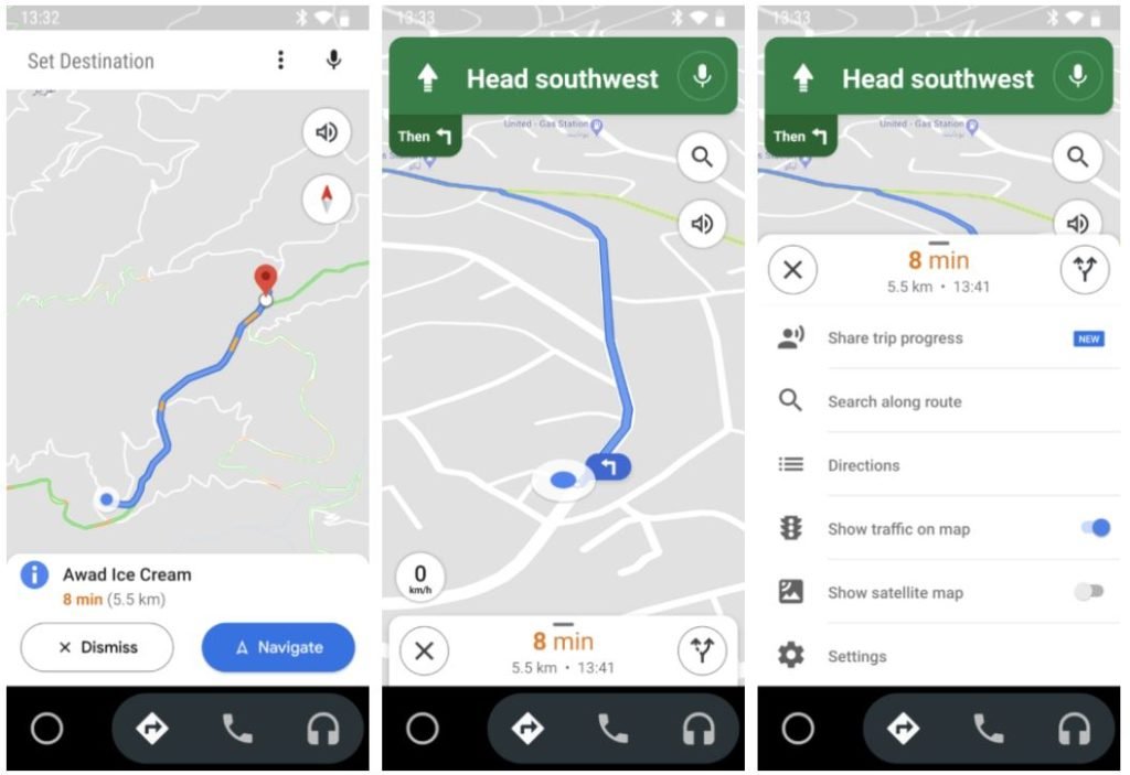 Android Auto: Google Maps Navigation bekommt neue Overlays - lassen ...
