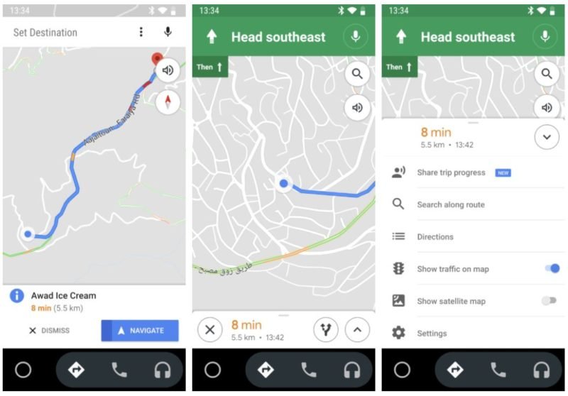 Android Auto: Google Maps Navigation bekommt neue Overlays - lassen ...
