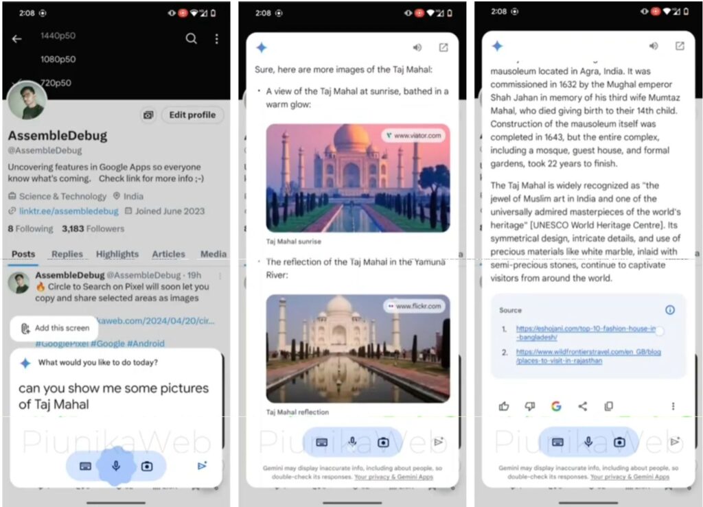 Google Gemini: Android-App wandelt sich in ein Overlay - neue ...