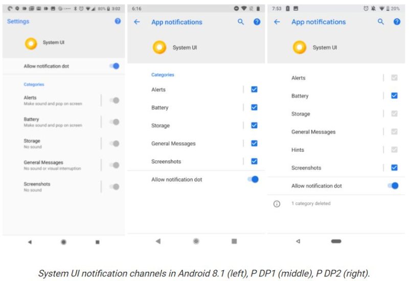 Android P: Benachrichtigungen des Betriebssystems lassen sich in Zukunft deaktivieren