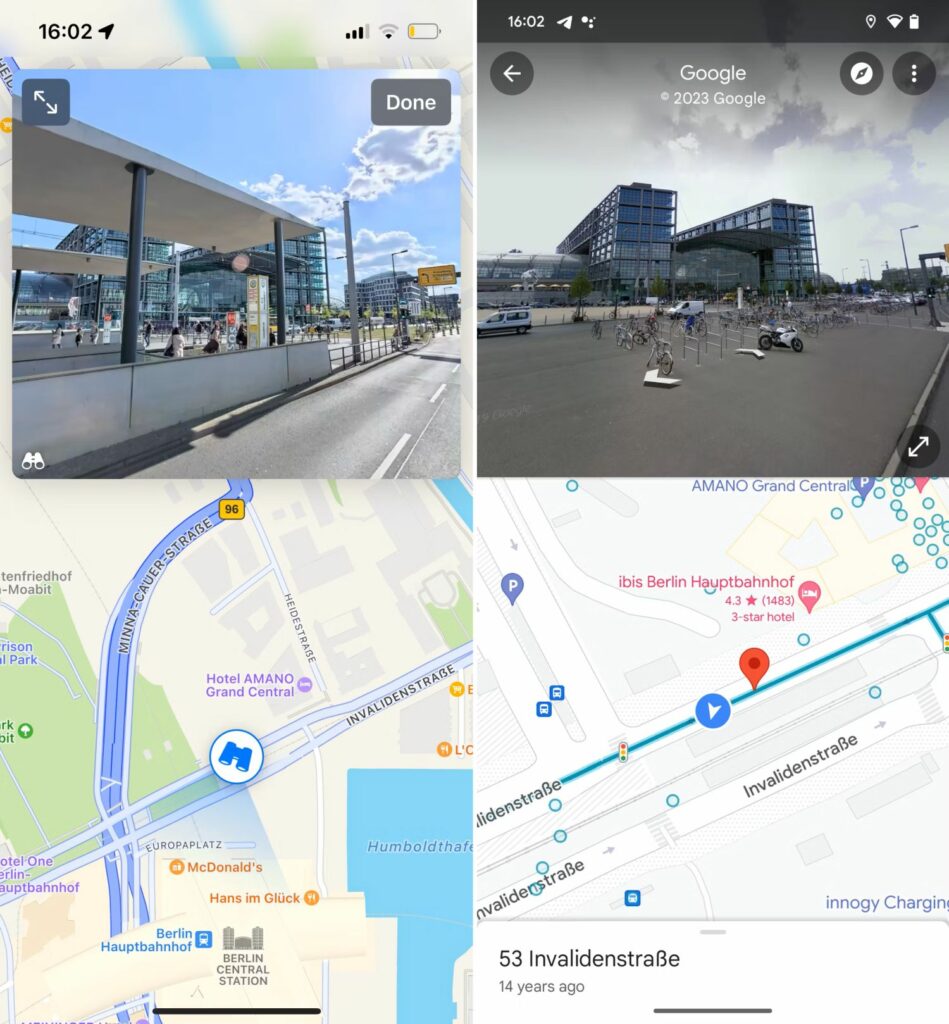 Google Maps vs Apple Maps: Apple hat Google überholt - Karte, Navigation und Streetview im ...