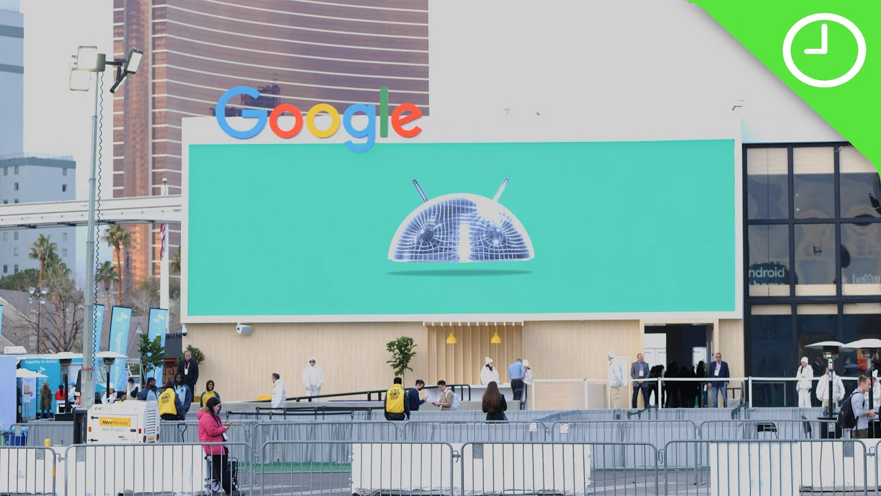 Google auf der CES 2023: Eine schnelle Tour durch den Messestand rund um das Thema Android ...