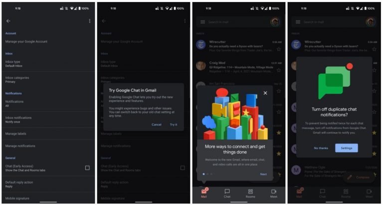 Google Chat in GMail: So lässt sich der neue Messenger in der GMail ...