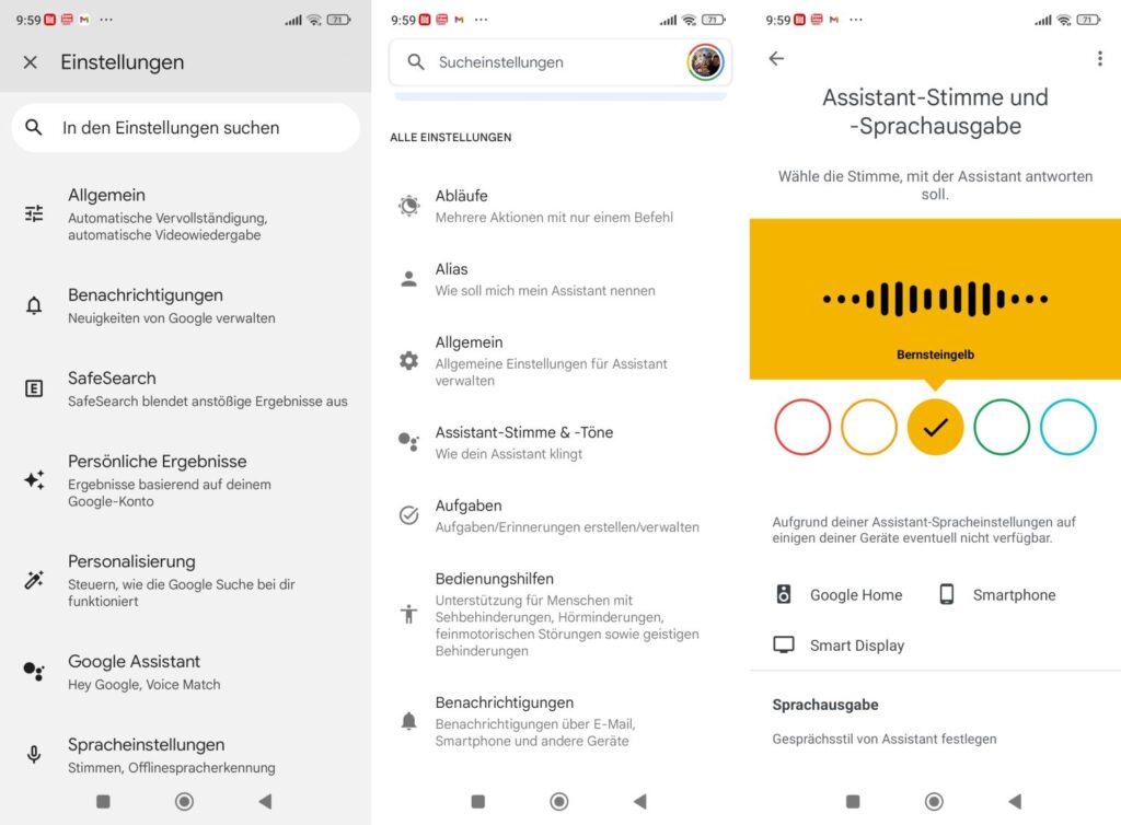 Google Assistant: Die neuen deutschen Stimmen sind da - so könnt ihr ...
