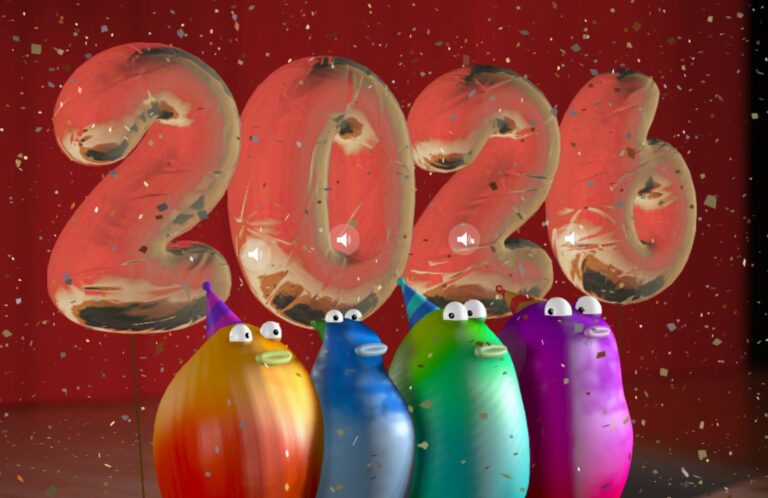 Musikalischen Silvestergruß versenden: Die Google Blob Opera ist wieder ...