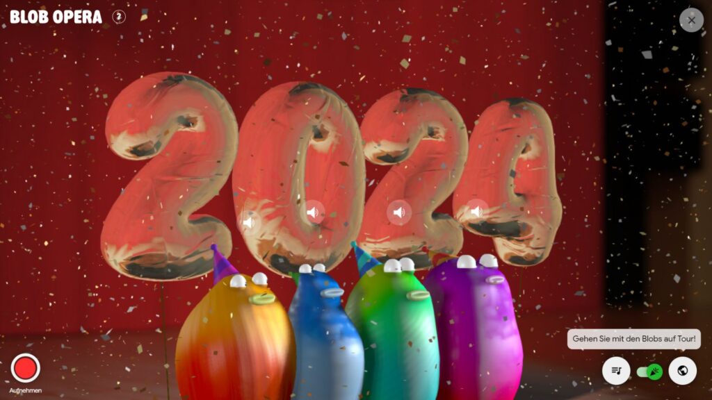 Spaß zu Silvester: Google Blob Opera ist wieder da - so erstellt ihr einen musikalischen ...