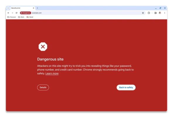 Google Chrome: Safe Browsing als Schutz vor Phishing und Malware wird ...