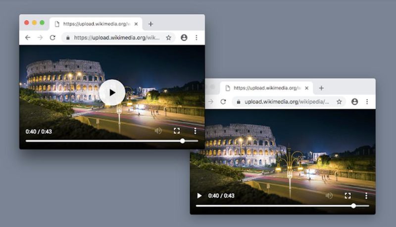 Google Chrome: Die Oberfläche des Videoplayers wird erneut überarbeitet