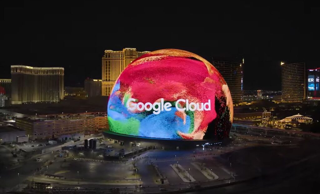 The Sphere: Googles Nutzung der überdimensionalen Las Vegas-Kugel ...
