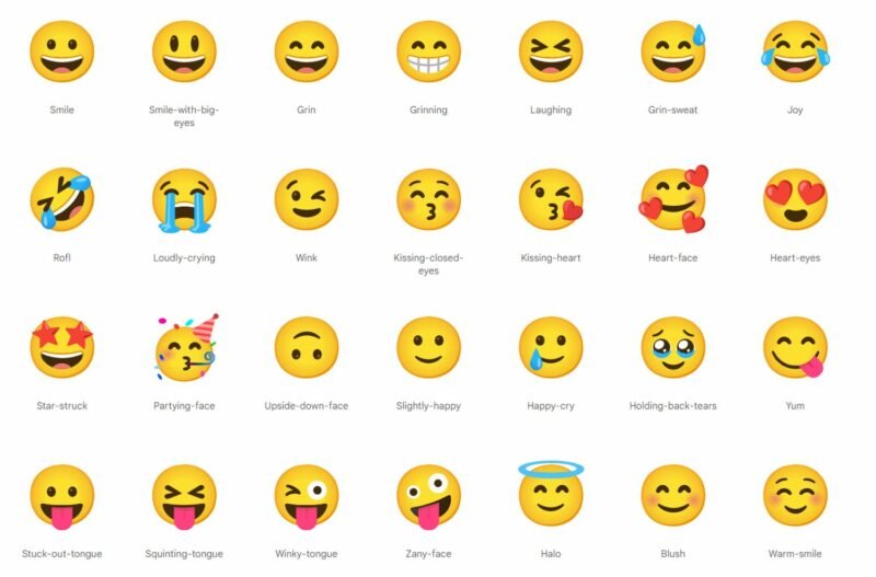 Animated emojis: Here you can see Google's new animated emojis and ...