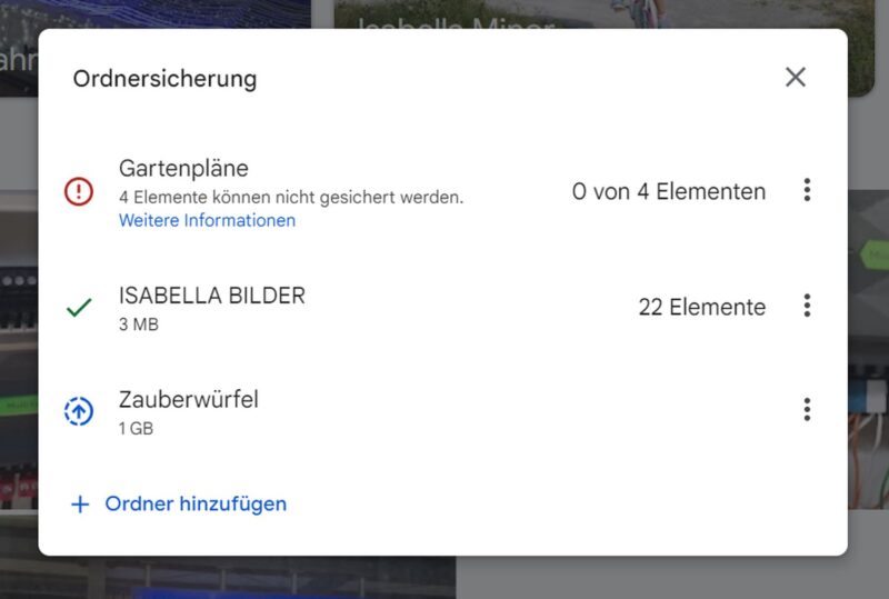 Google Fotos: Neue Upload-Funktion für Desktopnutzer - Ordner vom ...