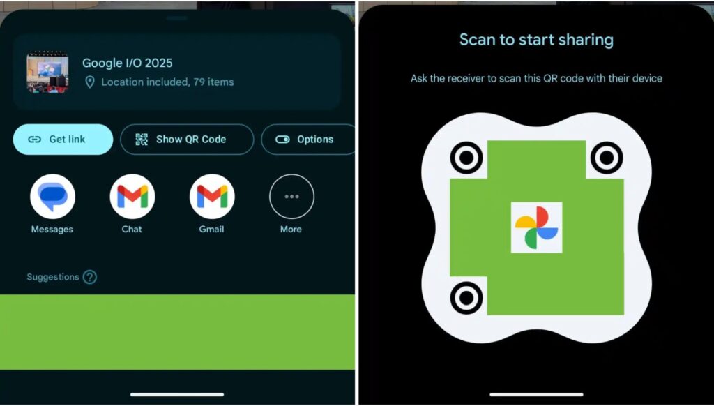 Google Fotos: Bilder und Alben per QR-Code teilen - neue Funktion wird ...