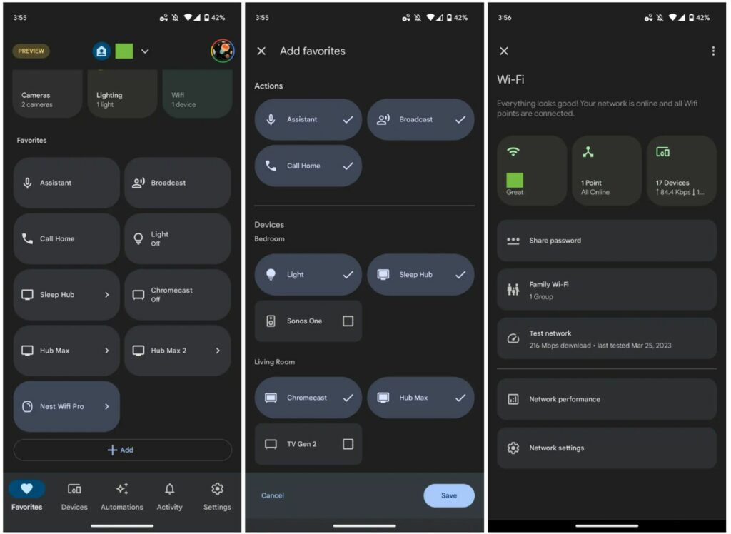 Google Home: Update für die Smart Home-Steuerung - Favoriten sortieren ...