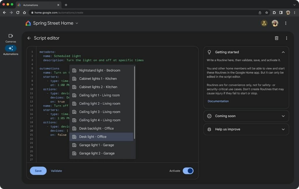 Google Home: So funktioniert der neue Skript Editor - Tutorial erklärt die Smart Home ...
