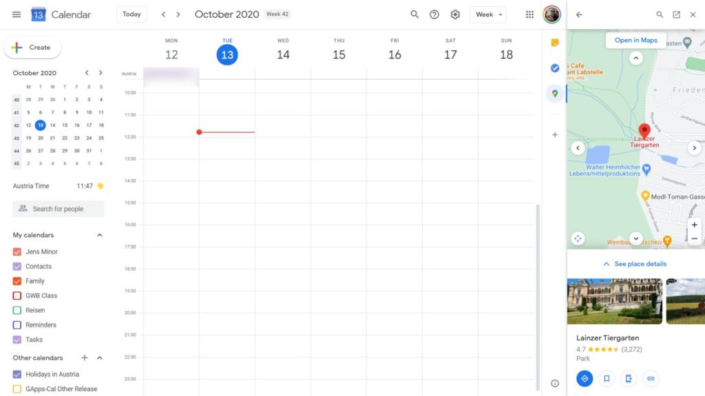 Google Kalender: Kartenplattform Google Maps ist jetzt in die ...