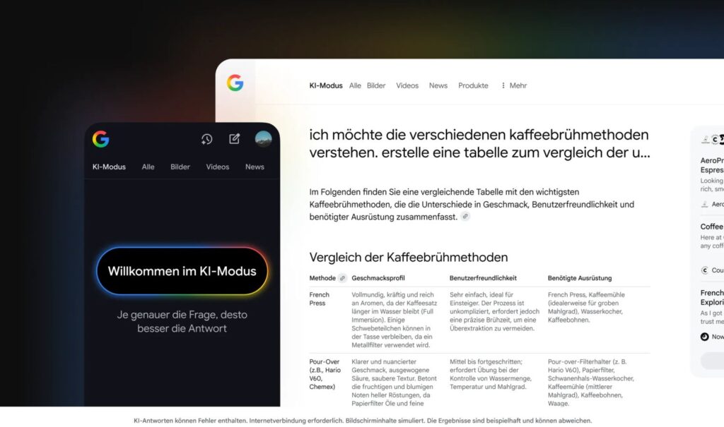 Google startet KI-Modus in Deutschland: Die neue Suchmaschine wird das ...