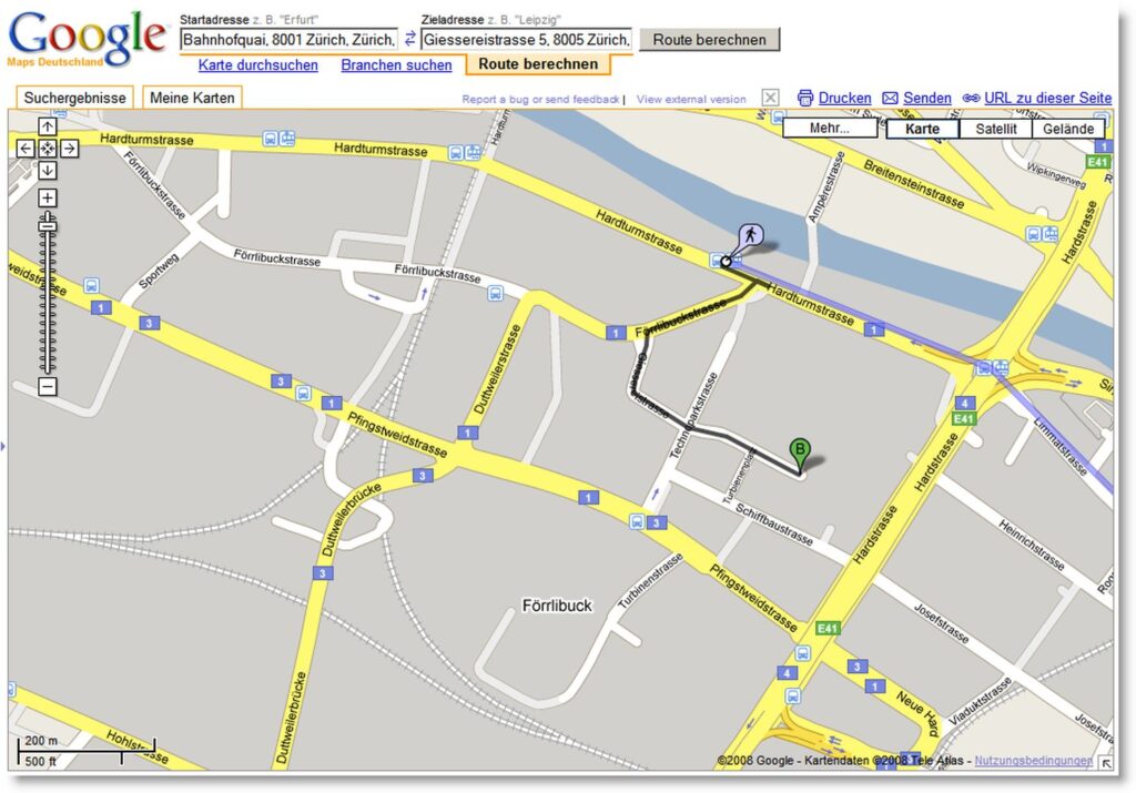 Google Maps Classic: So sah die Kartenplattform vor 20 Jahren aus - ein interessanter Rückblick ...
