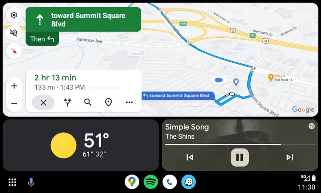 Google Maps in Android Auto: Das neue Kartendesign kommt jetzt auch auf dem Infotainment-Display an