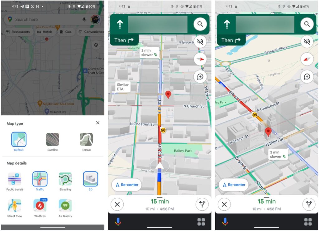 Android Auto & Google Maps: Navigation zeigt jetzt 3D-Gebäude - neue ...