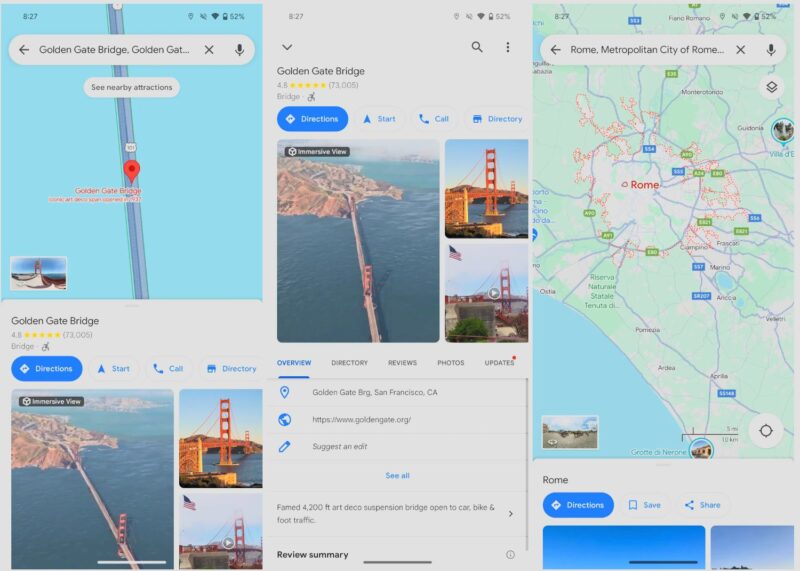 Google Maps: Großes Update bringt neues Design für die Overlays - kein ...
