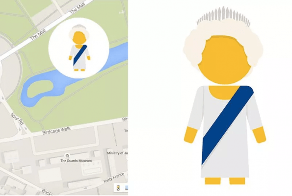 Thronjubiläum der Queen: Google Maps verkleidet Streetview-Pegman als ...