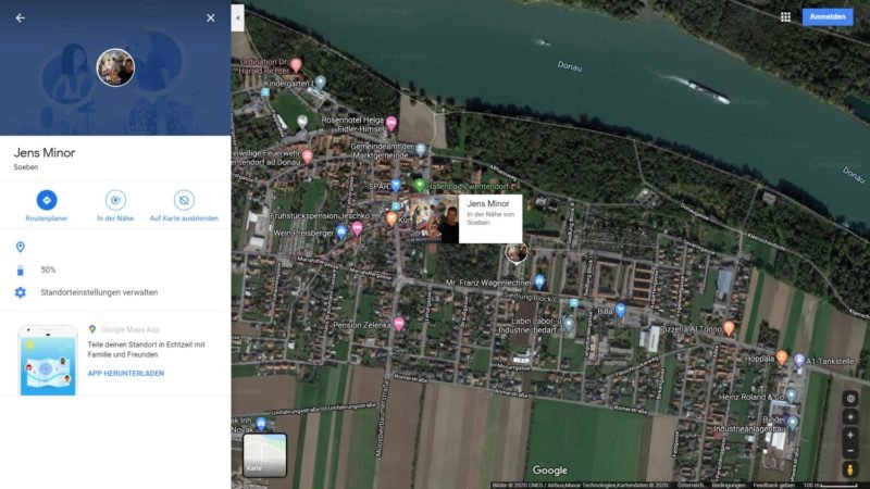 Google Maps: So könnt ihr euren Standort für andere Nutzer freigeben ...