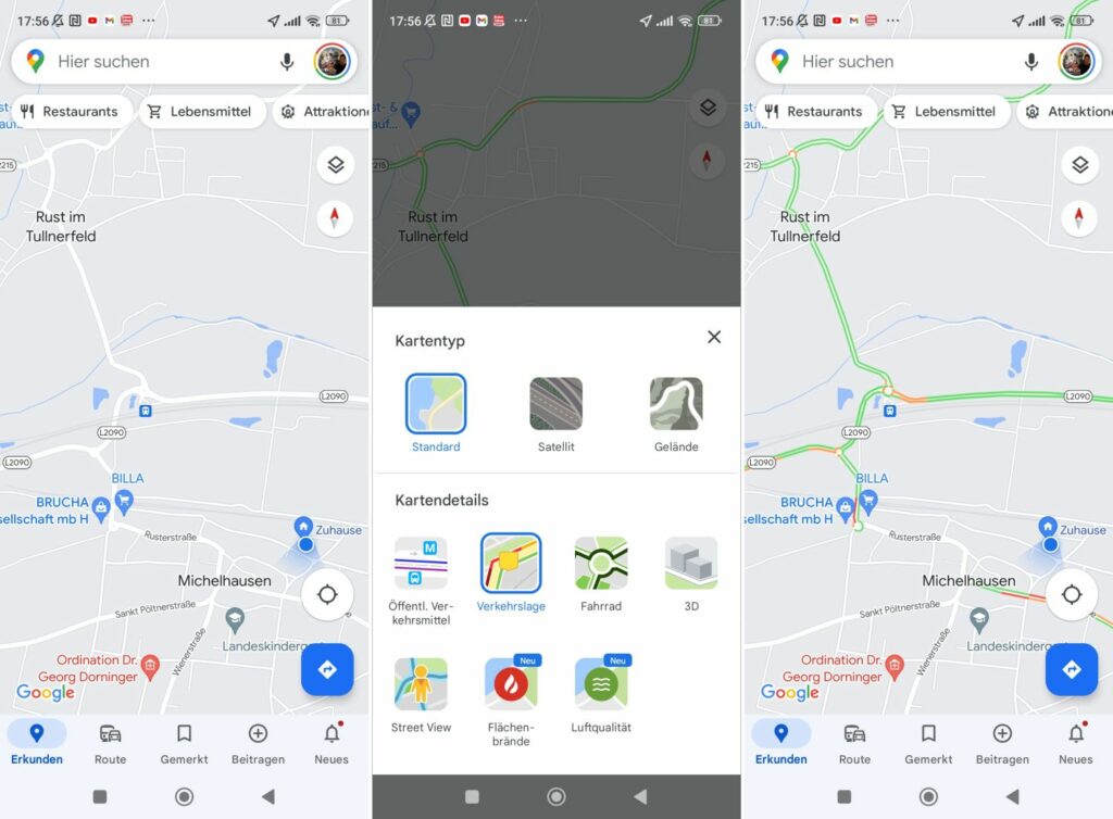 Google Maps: So lassen sich detaillierte Verkehrsdaten abrufen - Navigation und Routenplanung ...