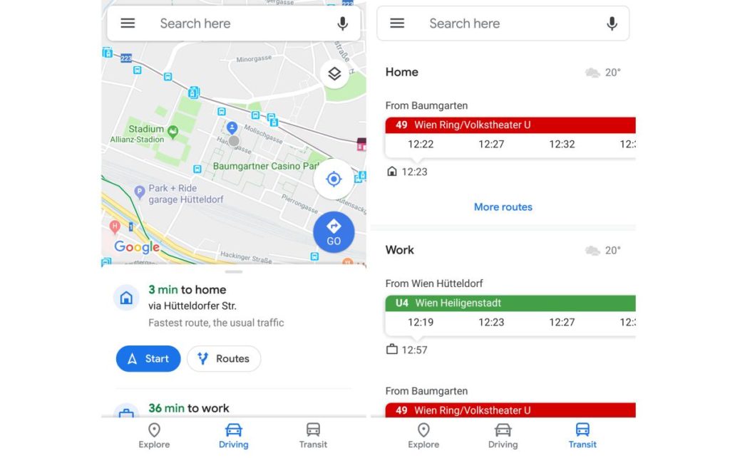 Google Maps: Neues Design mit kombinierten Navigationsbereichen wird ...