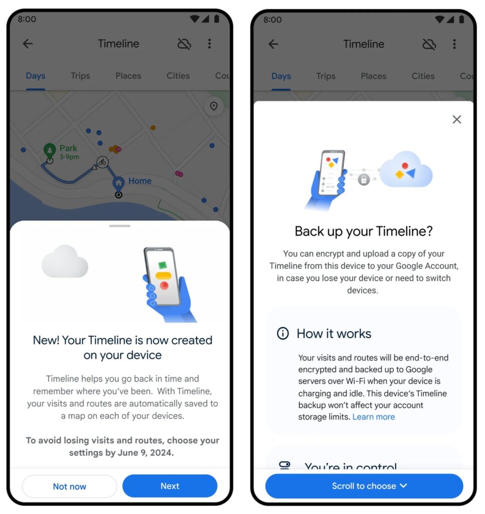 Google Maps: Große Änderungen beim Standortverlauf - Zeitachse wird ...