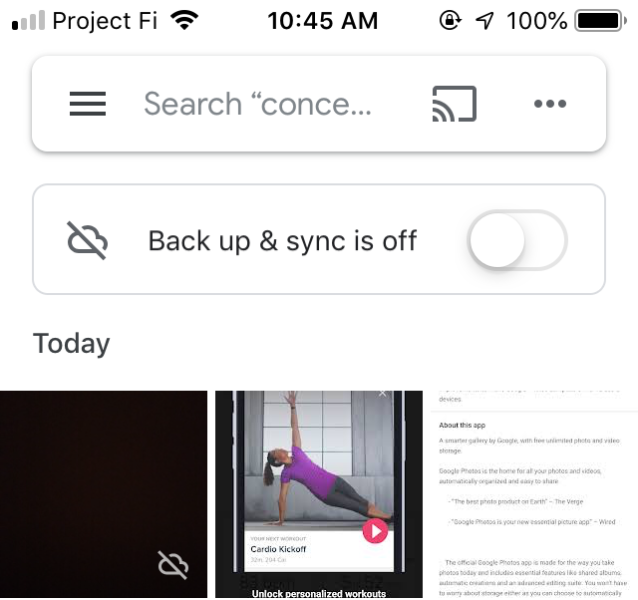 Google Fotos: Indikator informiert jetzt wieder über den Backup-Status ...