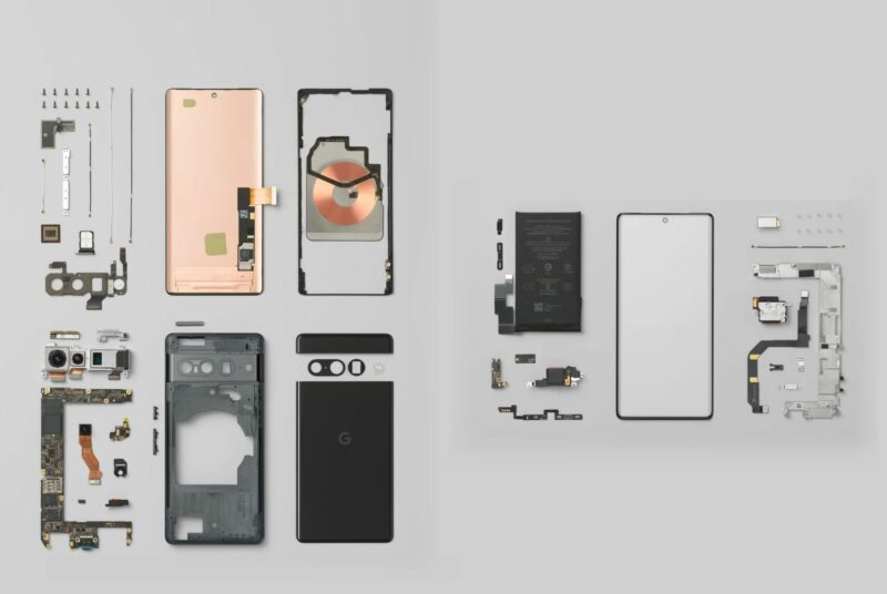 Pixel 7 Wallpaper: Googles exklusiver Teardown für Pixel Superfans ...