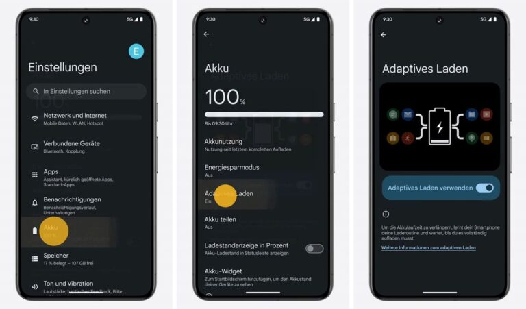 Pixel-Smartphones: Akkulaufzeit optimieren - so könnt ihr adaptives ...