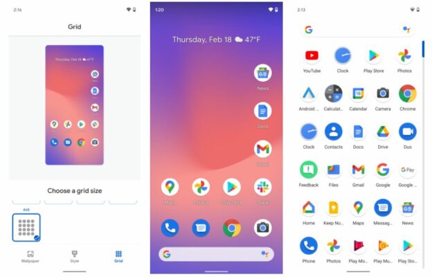 Pixel Launcher: Android 12 Developer Preview bringt neue Oberfläche für den Homescreen (Screenshots)