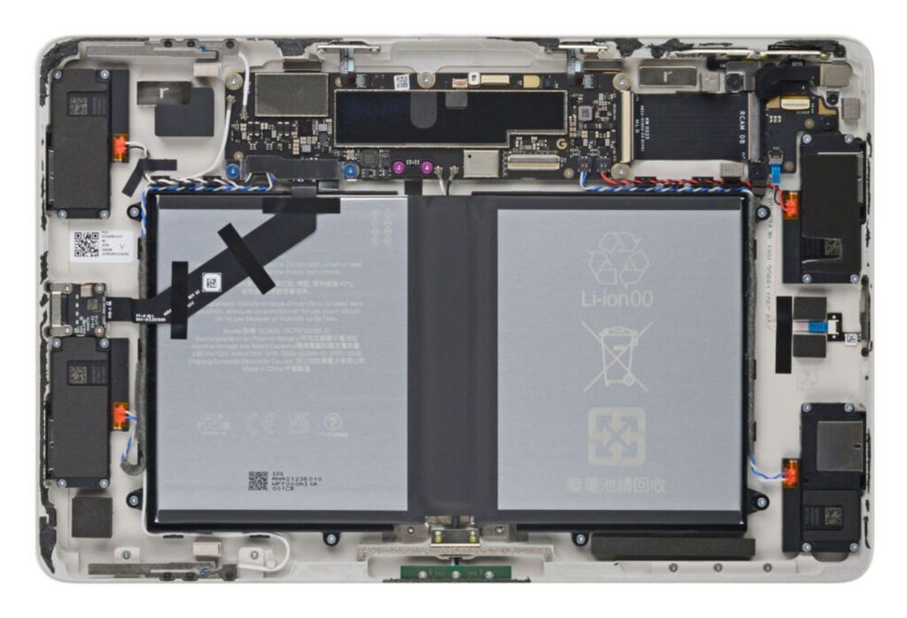 Pixel Tablet: Überraschung beim Teardown - das Tablet ist halb-leer ...