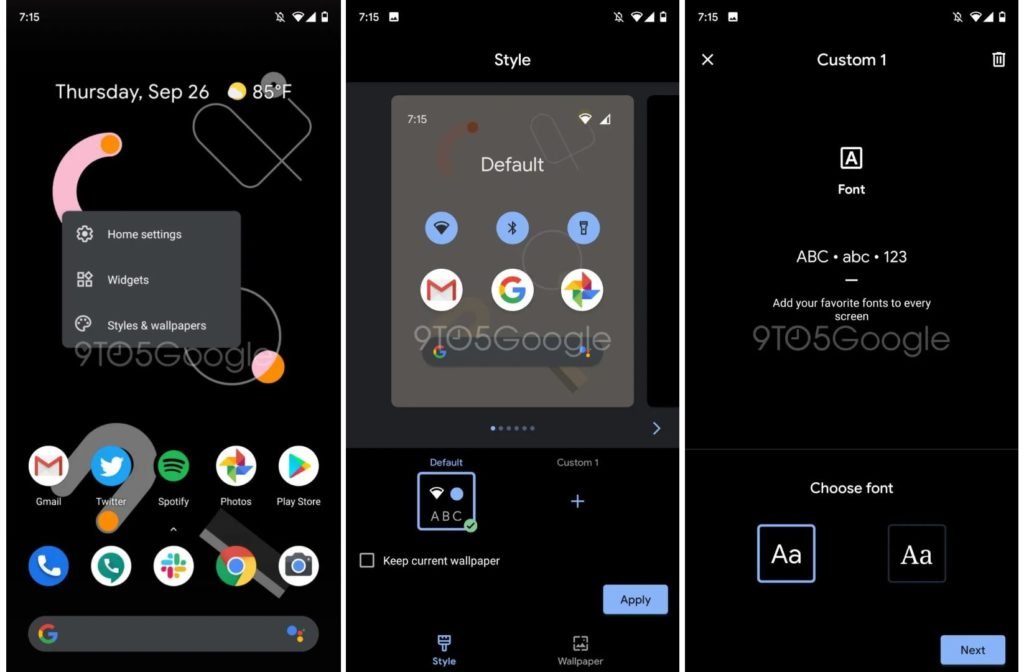 Pixel 4: Pixel Themes - das ist Googles neue Theme-Verwaltung für die ...