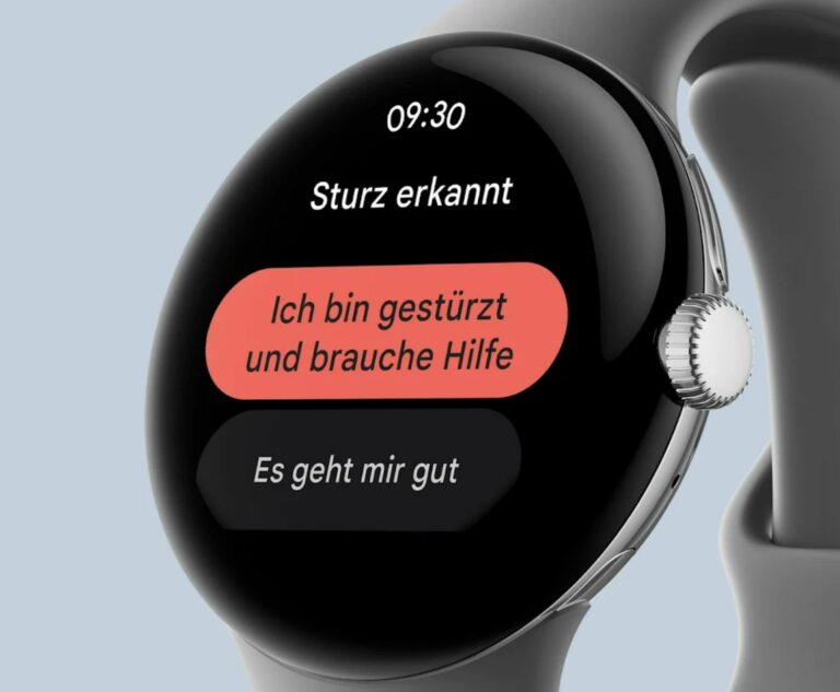 Pixel Watch: So funktioniert die Sturzerkennung - wurde mit sehr großem ...