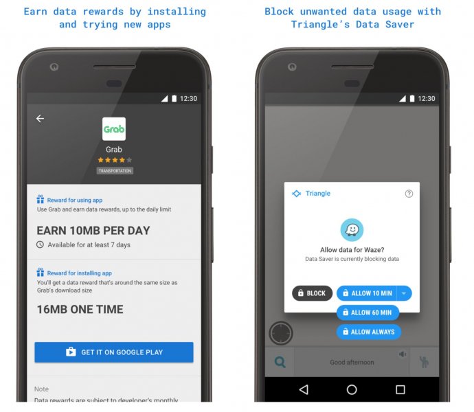 Triangle: Google testet neue App zur Einschränkung und Erweiterung des ...