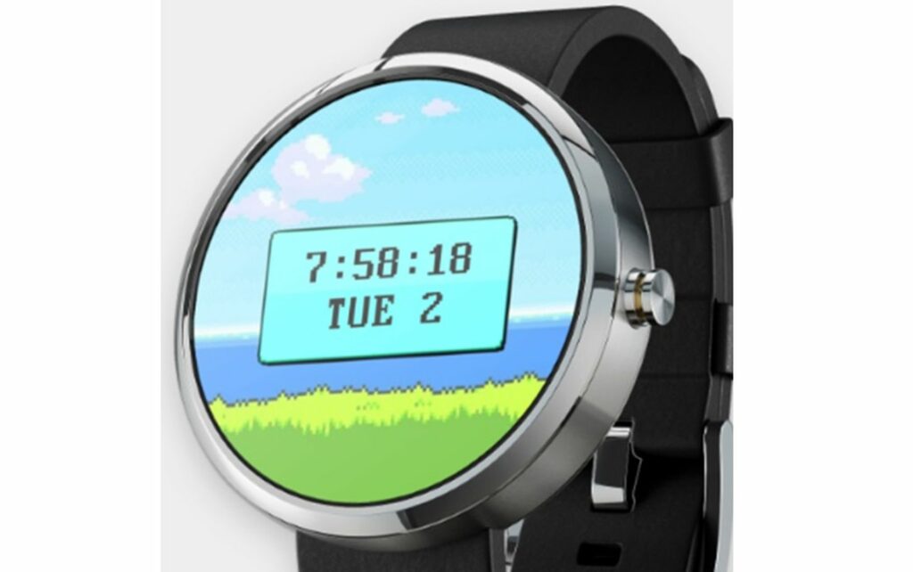 Wear OS: Ein Hingucker am Handgelenk - Watch Face bringt 8-Bit Super ...