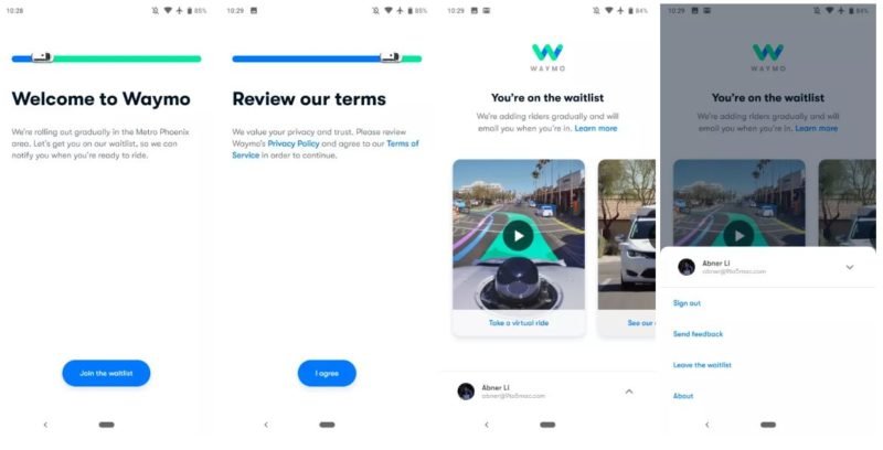 Die Waymo-App ist da: Die Android-App gibt viele Einblicke in die ...
