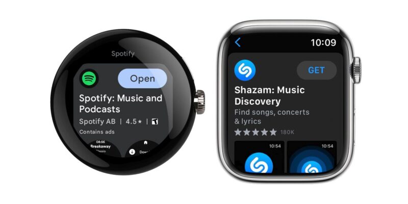 Wear OS: Google bringt neues Play Store-Design auf die Smartwatches ...