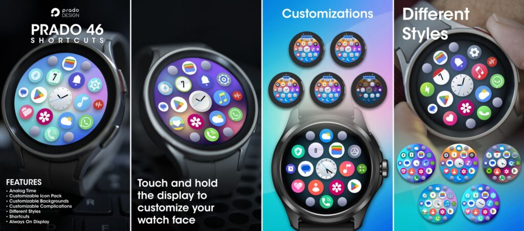 Wear OS: Watch Faces bringen Design der Apple Watch, Windows Phone ...