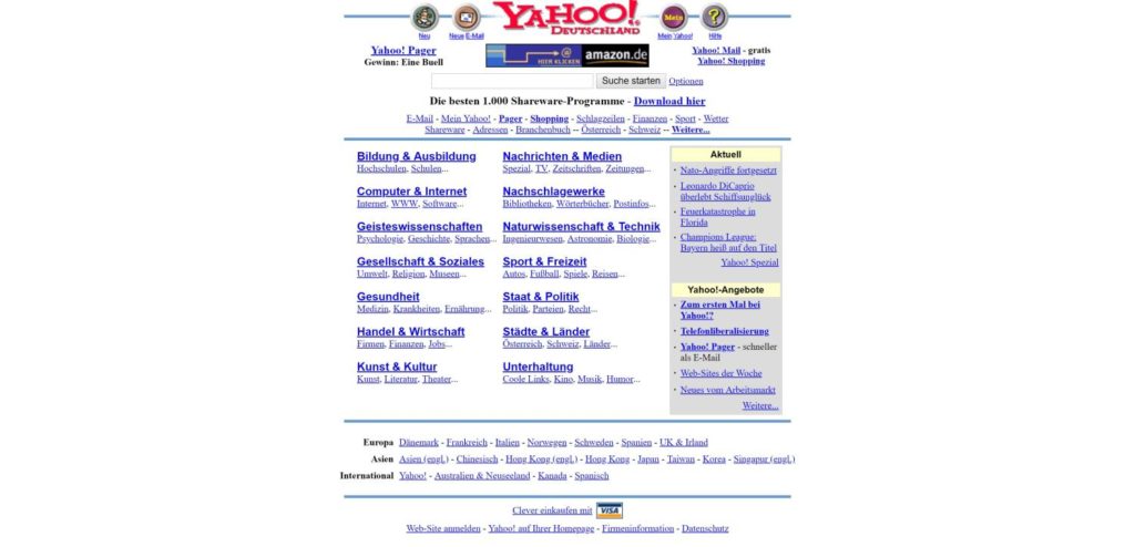 Neuer Rankingfaktor in der Google Websuche? Selbst Google hält Yahoo! nicht mehr für relevant